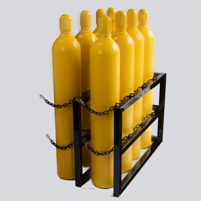 4D2W-R Gas Cylinder Storage Rack - Certified Medical Sales
